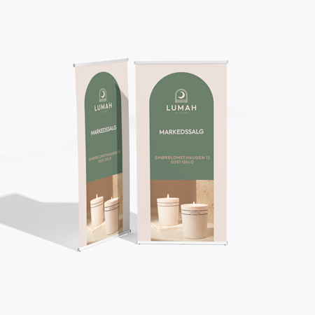 Frittstående bannere: Lag ditt eget bannerstativ I VistaPrint