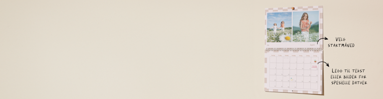 Fotokalender 2025 - lage egen kalender med bilde | VistaPrint