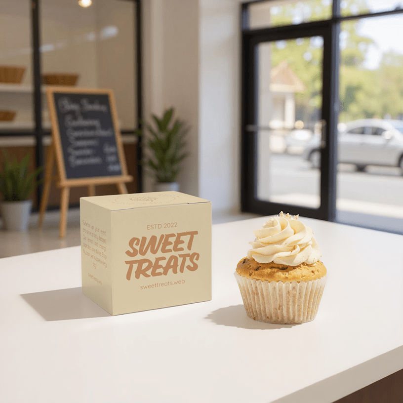 Custom Cardboard Square Food Boxes | VistaPrint UK