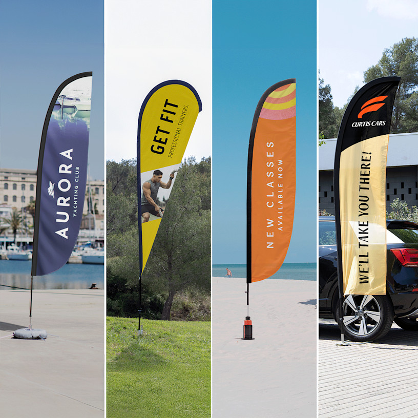 Custom Pole Flag Banners Custom Printed Flags In Portrait | United
