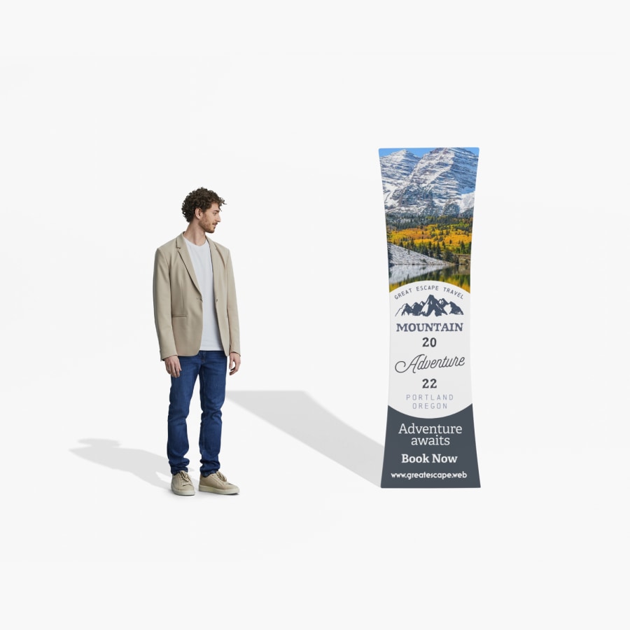 Eye-Catching Curved Cardboard Displays | VistaPrint UK