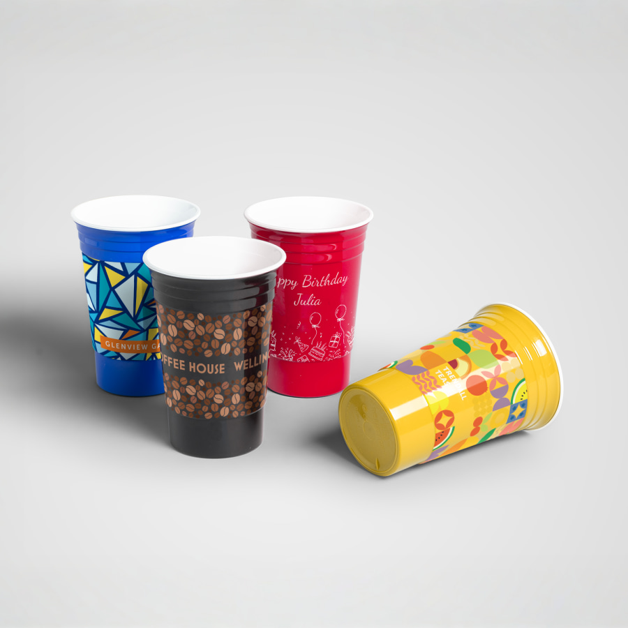 personalised plastic beaker