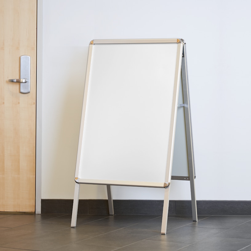 a frame poster stand