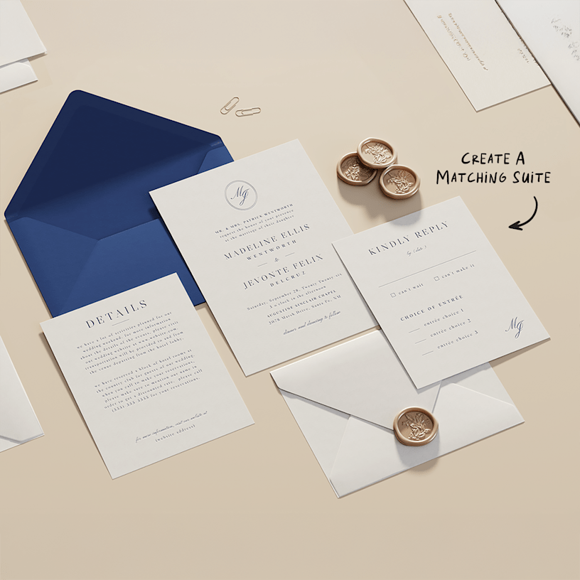 letterpress invitations custom