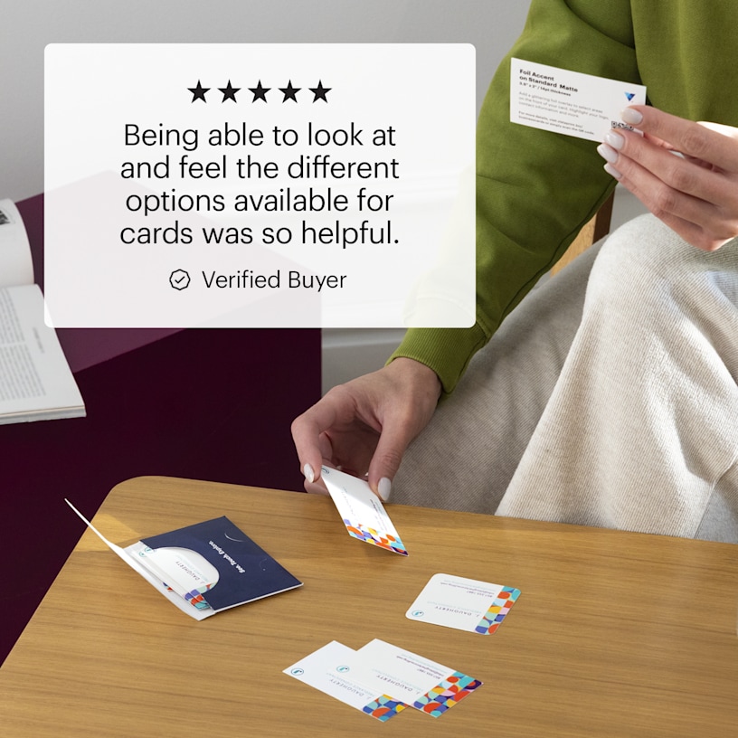 vistaprint sample pack