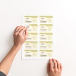 Custom Rounded Rectangle Sticker Sheets Printing UK