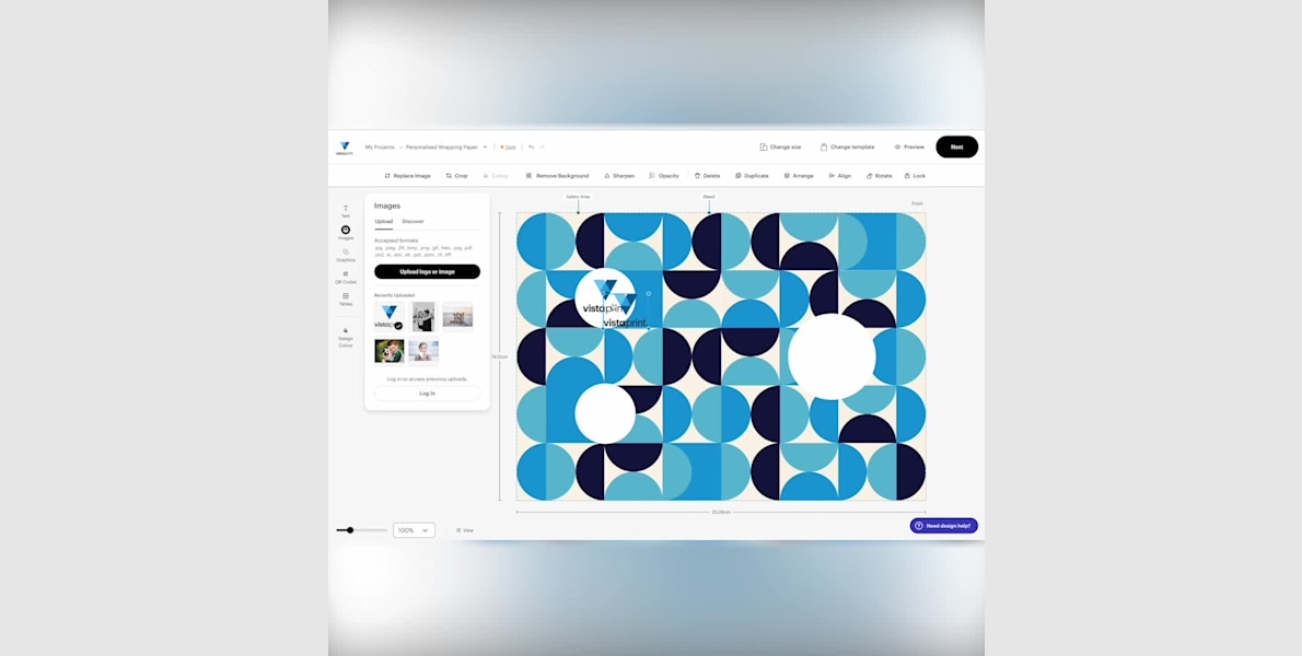 Custom Wrapping Paper, Online Design & Print | VistaPrint CA